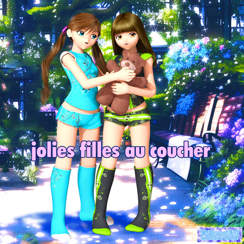 TINAMI - [イラスト]jolies filles au coucher 08