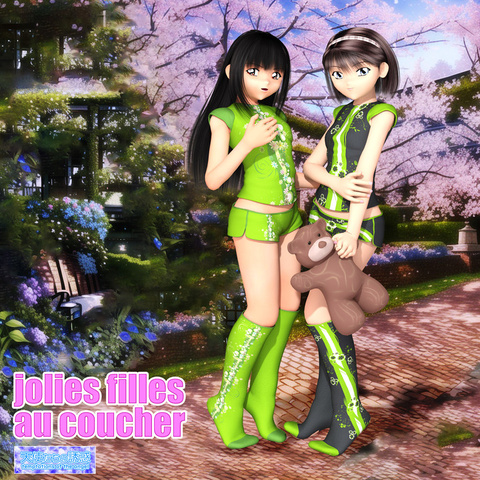 TINAMI - [イラスト]jolies filles au coucher 23