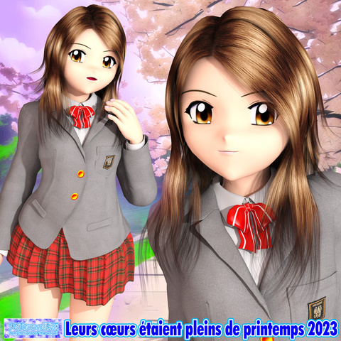 TINAMI - [イラスト]Leurs cœurs étaient pleins de printemps 2023_027