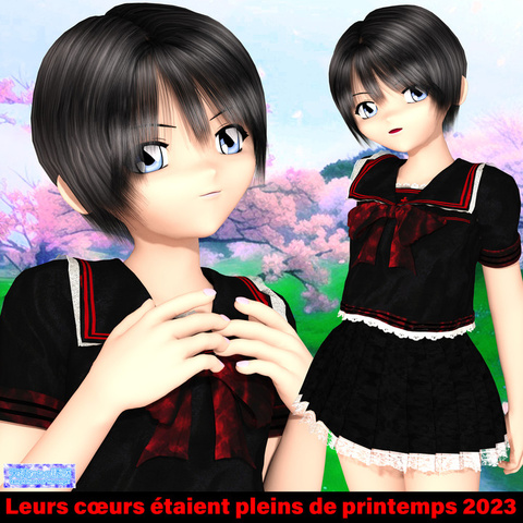 TINAMI - [イラスト]Leurs cœurs étaient pleins de printemps 2023_037