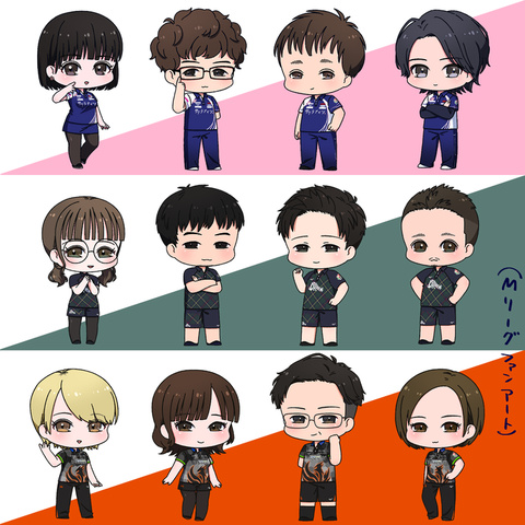 TINAMI - [イラスト]Mリーグファンアート