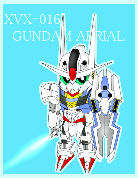 TINAMI - [イラスト]SDガンダム・エアリアル