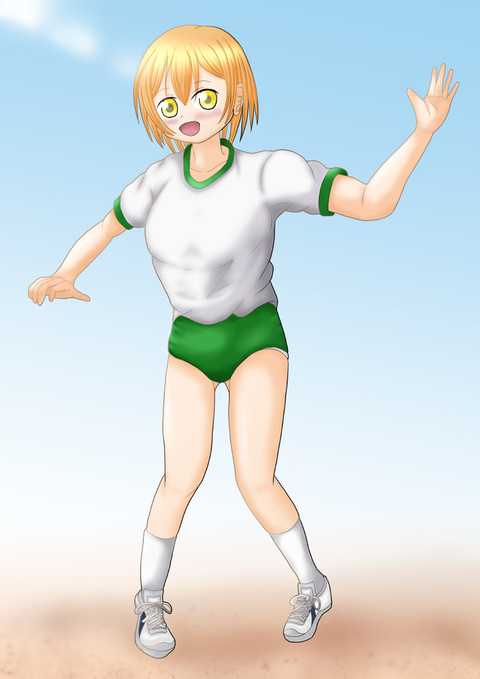 TINAMI - [イラスト]緑ブルマ凛ちゃん 23/4/28