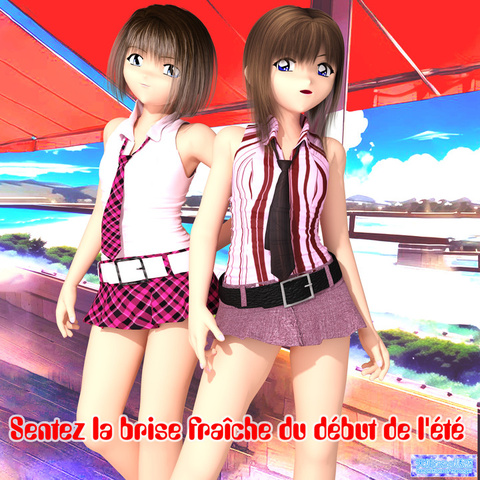 TINAMI - [イラスト]Sentez la brise fraîche du début de l'été 03