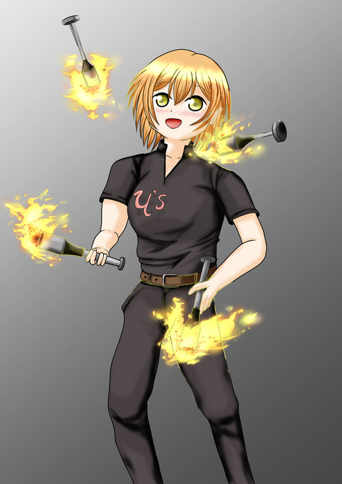 TINAMI - [イラスト]ジャグリング凛ちゃん 23/5/26