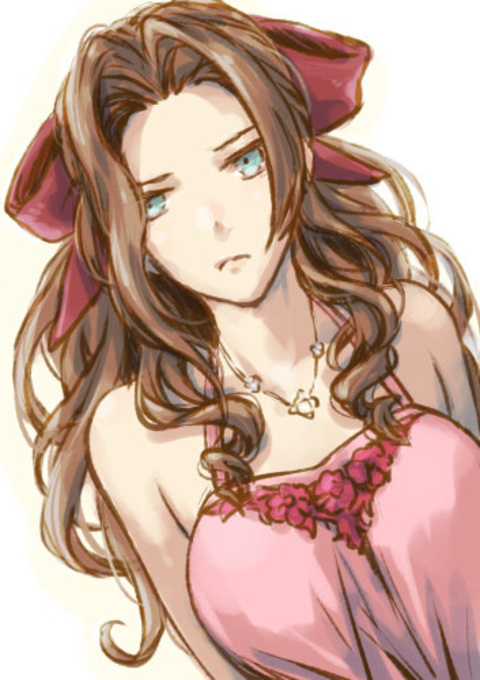 TINAMI - [イラスト]TwitterのFF7R絵エアリス