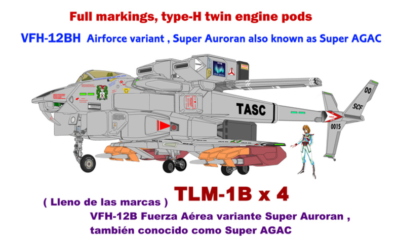 TINAMI - [イラスト]VFH-12BH スーパーオーロラン（オーロラ・スターリング無し）