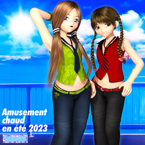 TINAMI - [イラスト]Amusement chaud en été 2023_08