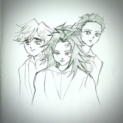 TINAMI - [マンガ]Mrs.GREEN APPLE風、上弦トップ3