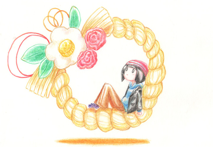 TINAMI - [イラスト]10日目 しめ縄