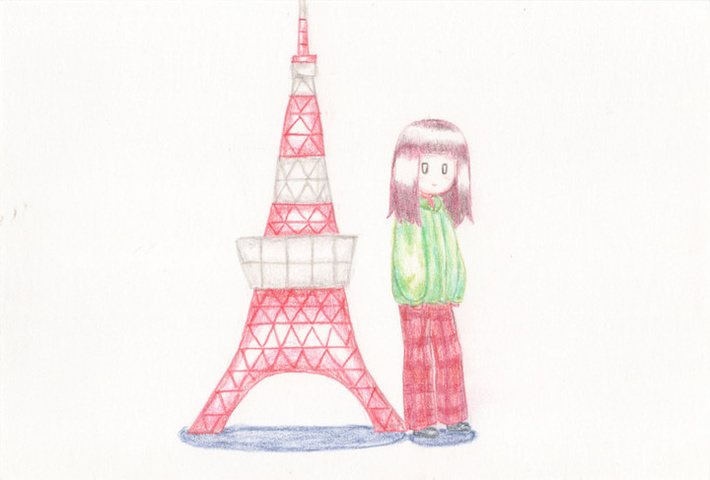 TINAMI - [イラスト]11日目 東京タワー