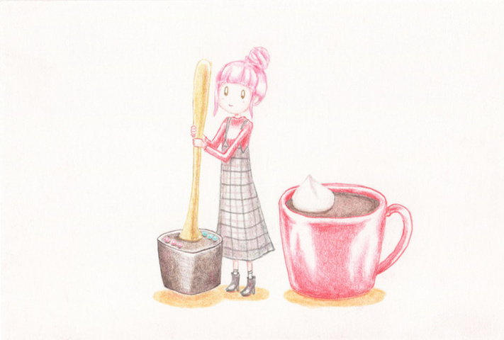 TINAMI - [イラスト]15日目 ショコラショー