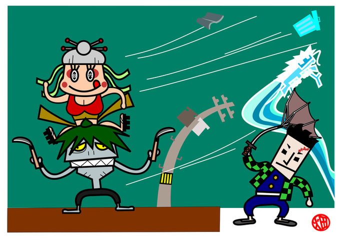 TINAMI - [イラスト]台風6号で停電