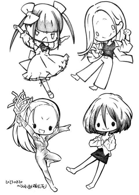 TINAMI - [イラスト]落書2023