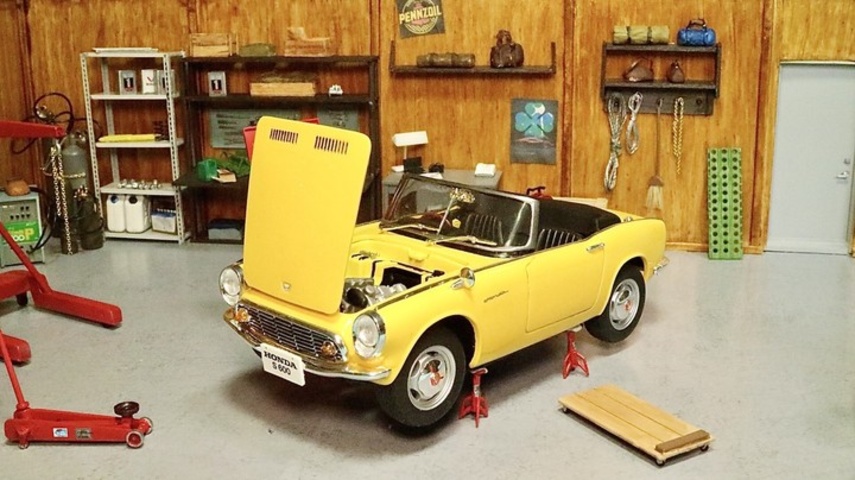 TINAMI - [モデル]ガレージ（フジミ 1/24）