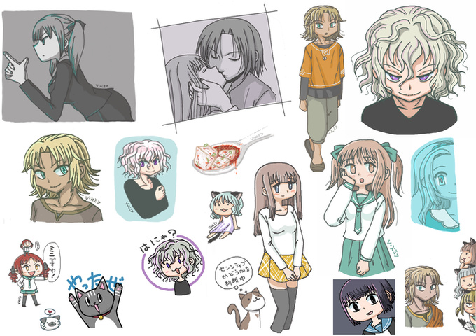 TINAMI - [マンガ]2022年分らくがきまとめ