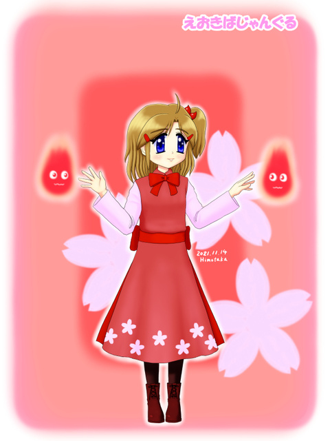 TINAMI - [イラスト]桜花の魔術師(8歳)