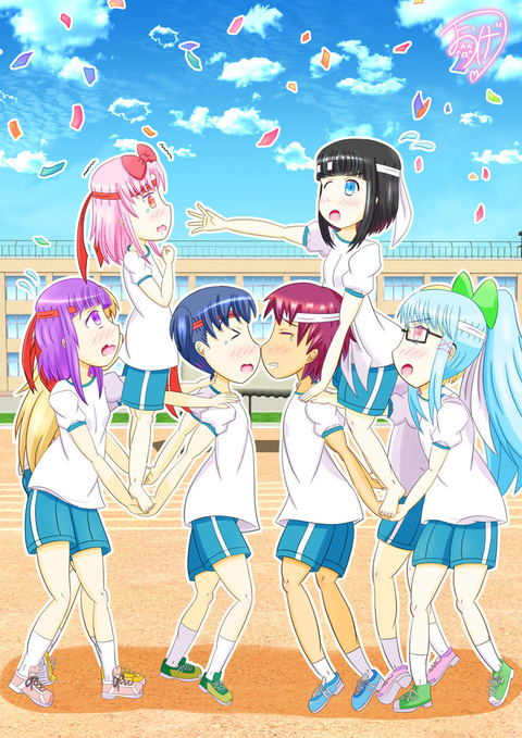 TINAMI - [マンガ]【Skeb】騎馬戦