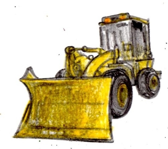 TINAMI - [イラスト]除雪ブルドーザー CAT 938G2