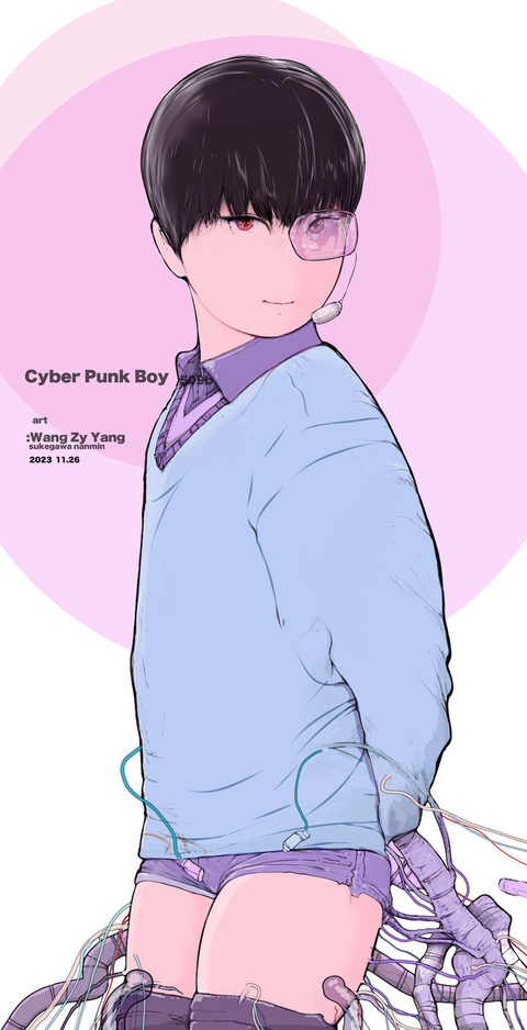 TINAMI - [イラスト]Cyber Punk Boy
