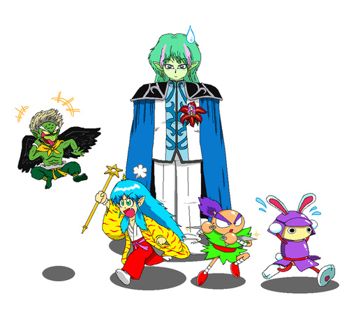 TINAMI - [イラスト]平成五年12月組【セラムン・ゴエモン・桃伝】