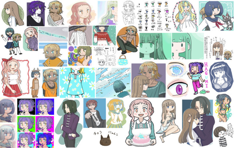 TINAMI - [マンガ]2023年分らくがきまとめ