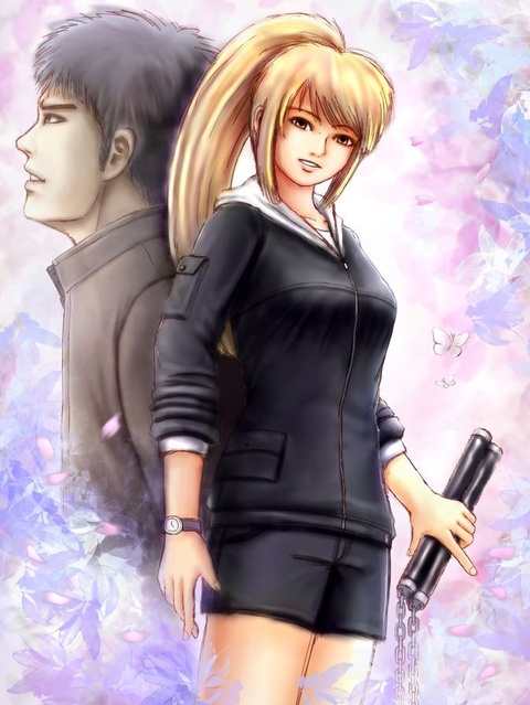 TINAMI - [イラスト]キャラデザ練習32ヌンチャク女戦士