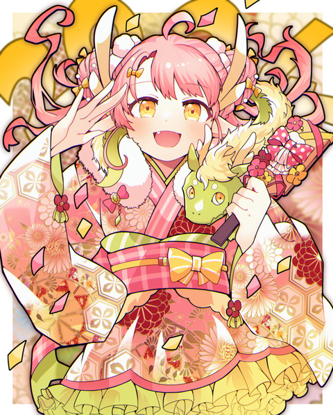 TINAMI - [イラスト]年賀状2024