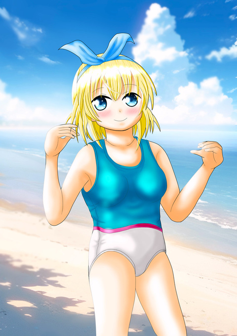 TINAMI - [イラスト]はやぶさスク水まひろ先生 24/1/6