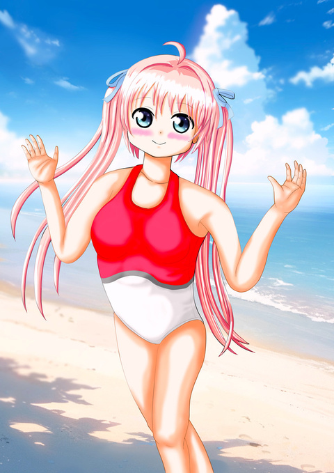 TINAMI - [イラスト]こまちスク水そらちゃん 24/1/20