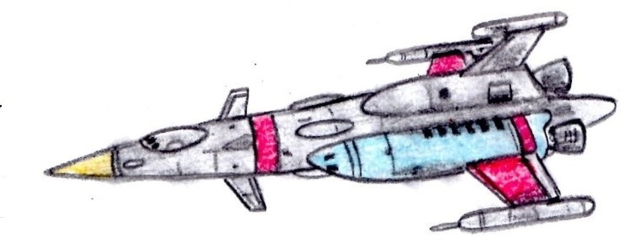 TINAMI - [イラスト]トップをねらえ！のコスモアタッカーV