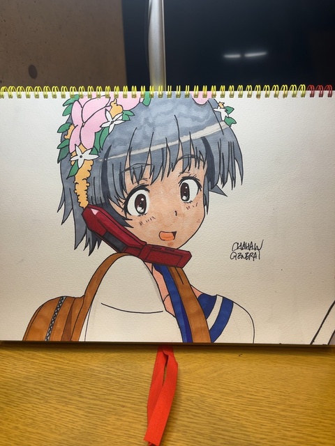 TINAMI - [イラスト]【模写】#17 とある初春飾利、描きました。