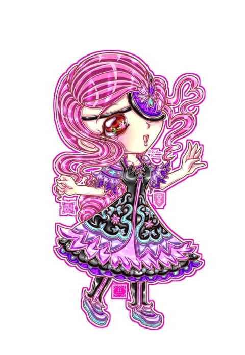 TINAMI - [イラスト]仏闘進極マグネット68 #俗装夏私服 #多夜摩与桜