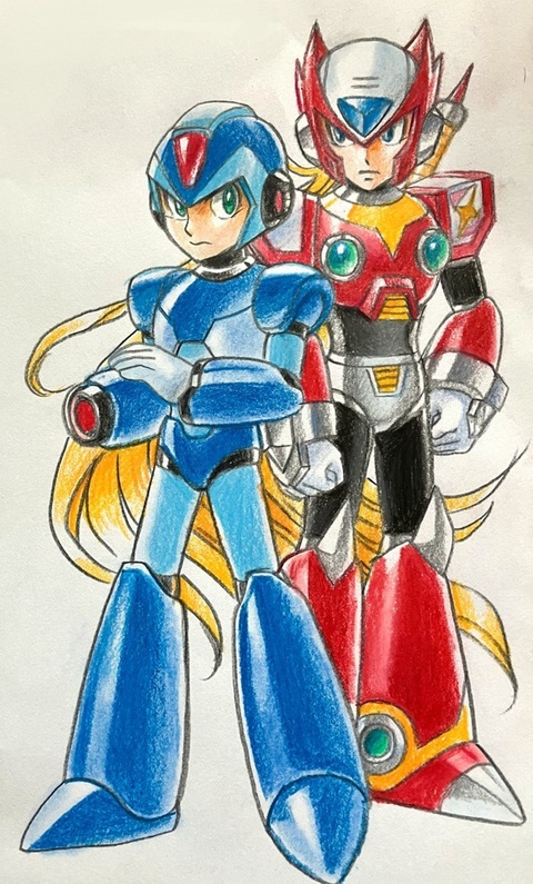 TINAMI - [イラスト]ロックマンX＆ZERO