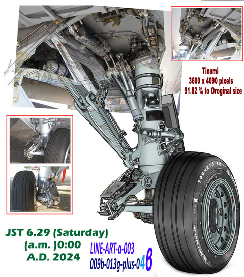 TINAMI - [イラスト]【改訂 12 版】関連写真付き（全図・彩色）ラファール用・サフラン社設計の主脚と主輪