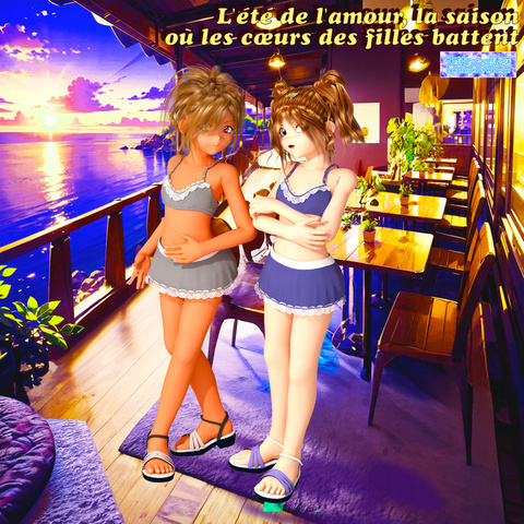 TINAMI - [イラスト]L'été de l'amour, la saison où les cœurs des filles battent_19