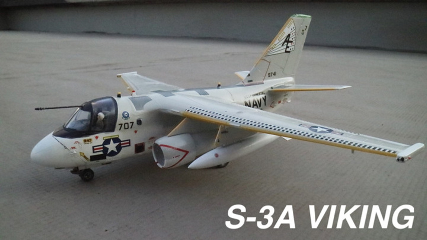 TINAMI - [モデル]S-3A バイキング（ハセガワ1/72）