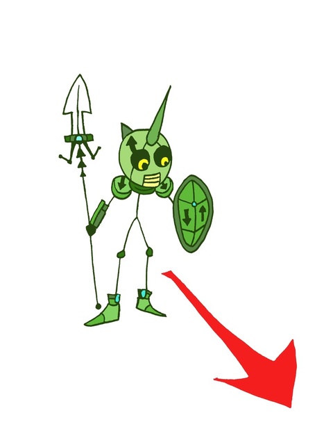 TINAMI - [イラスト]「Hall D and arrow」