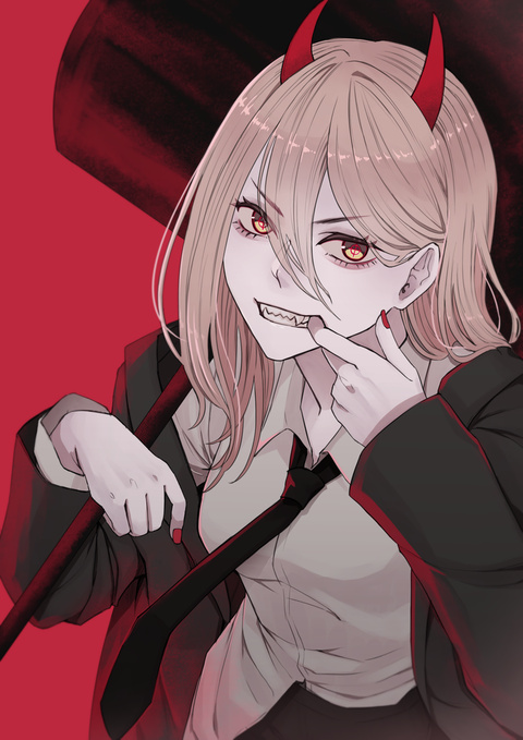 TINAMI - [イラスト]POWER -chainsawman-