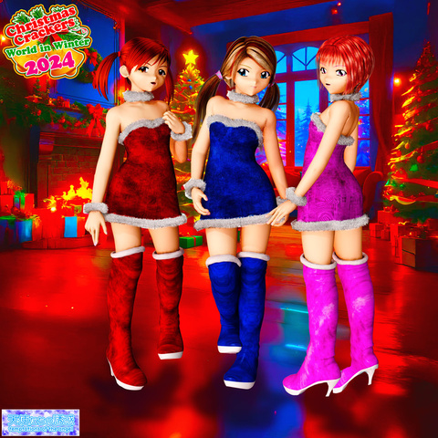 TINAMI - [イラスト]Christmas Crackers! World in WInter 2024_25 Xmas Eve Continue