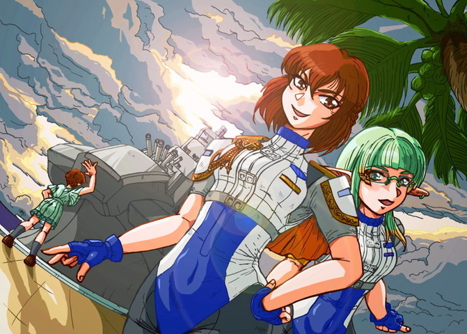 TINAMI - [マンガ]Navalis pugna puellarum 妄想中29