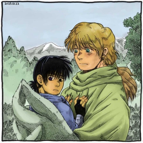 TINAMI - [マンガ]【創作BL】マイア・ノア年代記 外伝『世界樹文書』第1話公開しています