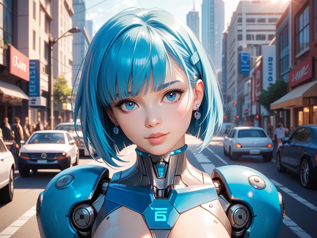 TINAMI - [イラスト]美しい、アンドロイド