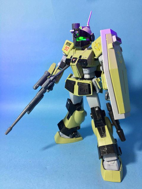 TINAMI - [モデル]旧キット1/144×EG RGM-79 ジムスナイパーカスタム【フル装備】(EG RGM-79 GM SNIPER CUSTOM【Fully Equipped】)