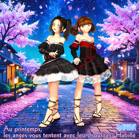 TINAMI - [イラスト]Au printemps, les anges vous tentent avec leurs sourires - Habillé 001