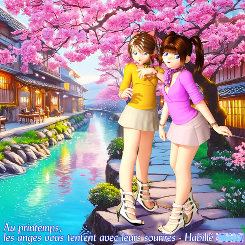 TINAMI - [イラスト]Au printemps, les anges vous tentent avec leurs sourires - Habillé 009