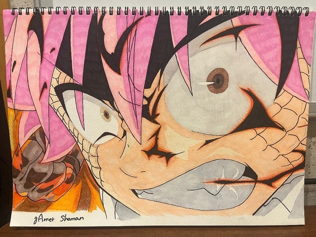 TINAMI - [イラスト]# 11【模写】ナツ・ドラグニル描いてみました！