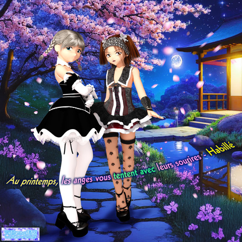 TINAMI - [イラスト]Au printemps, les anges vous tentent avec leurs sourires - Habillé 011