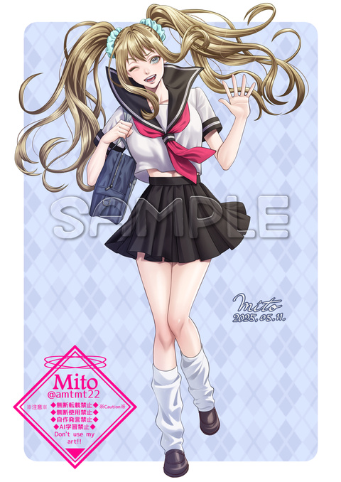 TINAMI - [イラスト]【PBW】セーラー服女子