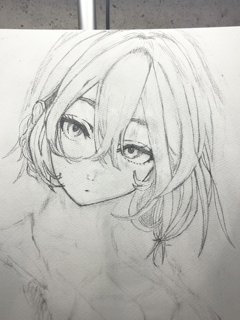 TINAMI - [イラスト]# 28【落書き】人物絵の練習パート2